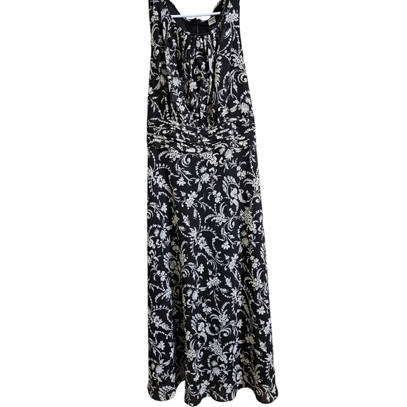 Studio 1940 | Dresses | Studio 94 Sleeveless Maxi Dress Floral Pleated ...
